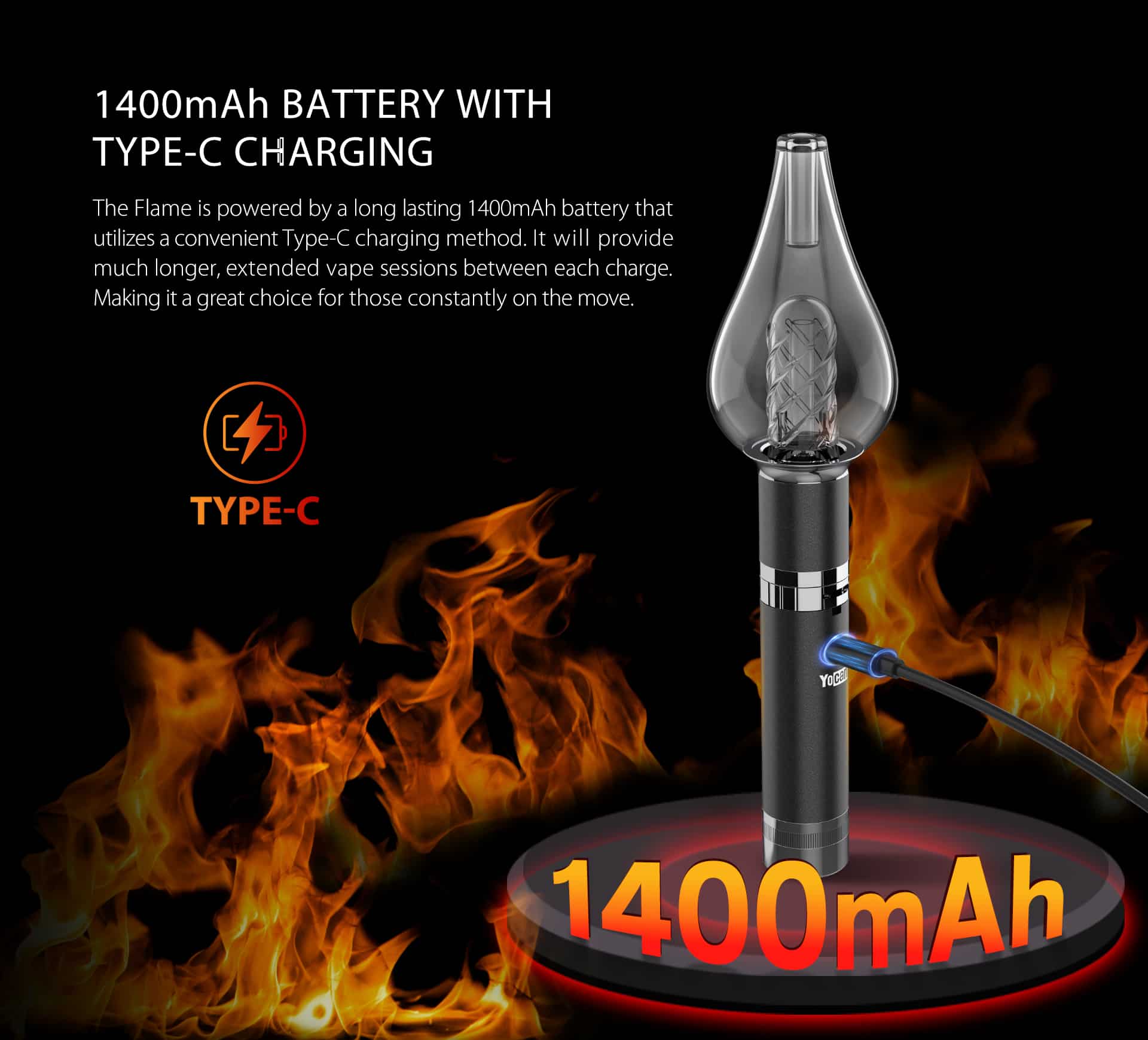 Yocan Flame Wax Vaporizer Yocan Dab Pen for sale online